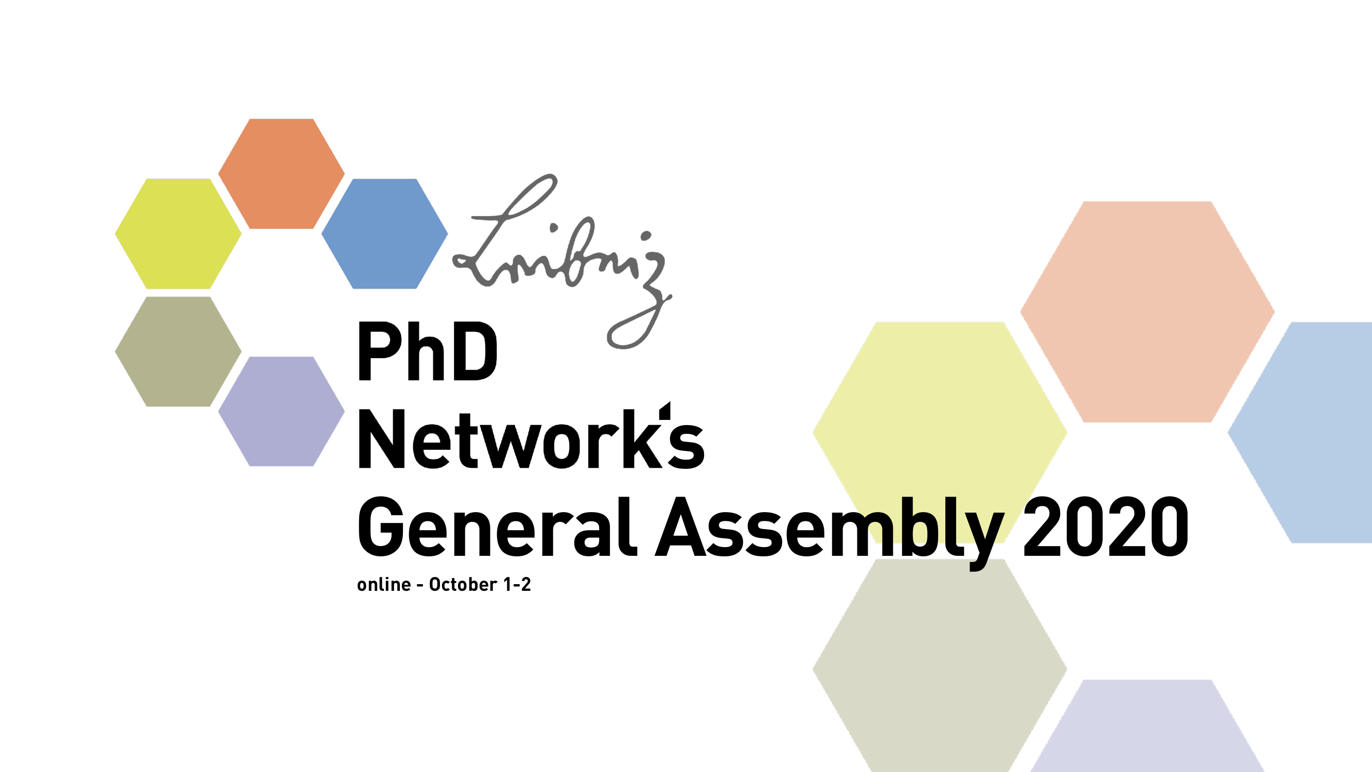 The General Assembly 2020 starts tomorrow! | Leibniz PhD Network